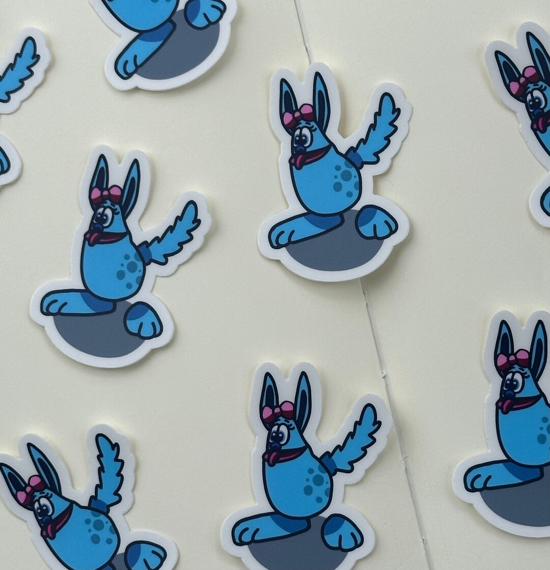 Toontown Doodle Stickers Cute Notebook Stickers Blue Stickers - Etsy