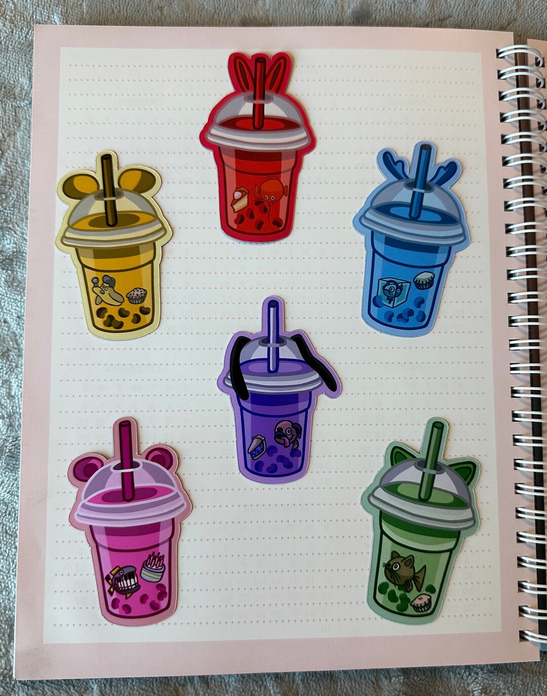 Toontown Magnets Cute Bubble Tea Magnets - Etsy