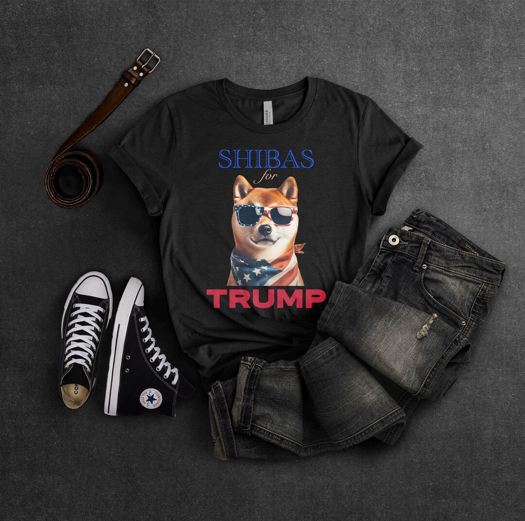Shibas for Trump Shirt, Shiba Inu Design for Patriotic Dog Lovers, - Etsy