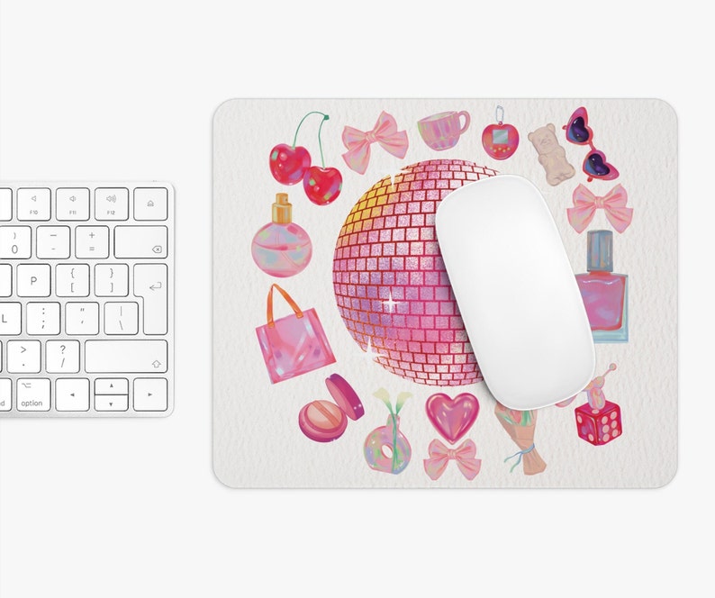 Disco Ball Mouse Pad Aesthetic Room Decor Coquette Office Accessory ...