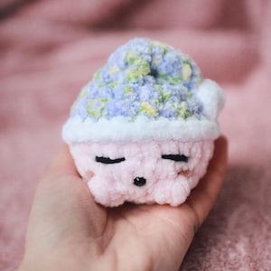 Crochet Sleeping Pink Puff Amigurumi PATTERN (PDF) - Etsy