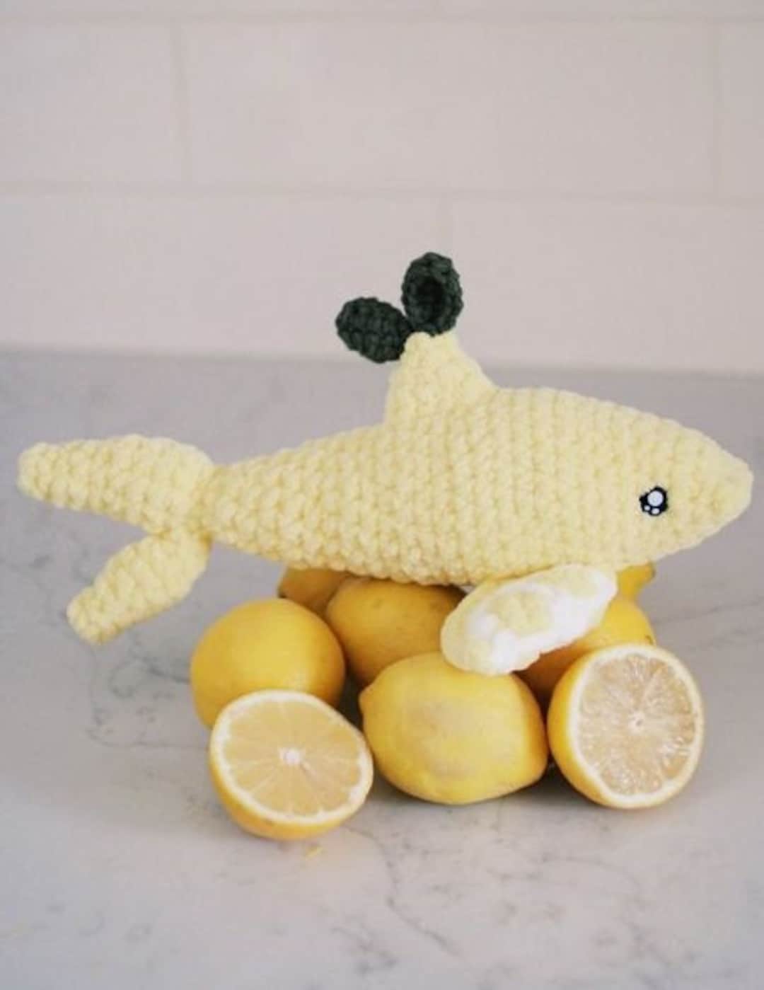 Lemon Shark Crochet PDF Pattern | Amigurumi Shark | Shark Week Crochet ...