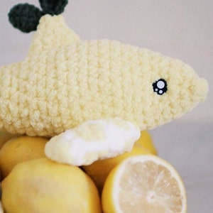 Lemon Shark Crochet PDF Pattern | Amigurumi Shark | Shark Week Crochet ...
