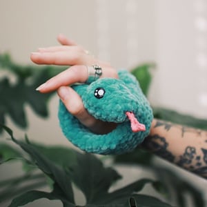 Slap Bracelet Snake Crochet PDF Pattern | Amigurumi Snake | Market Make ...