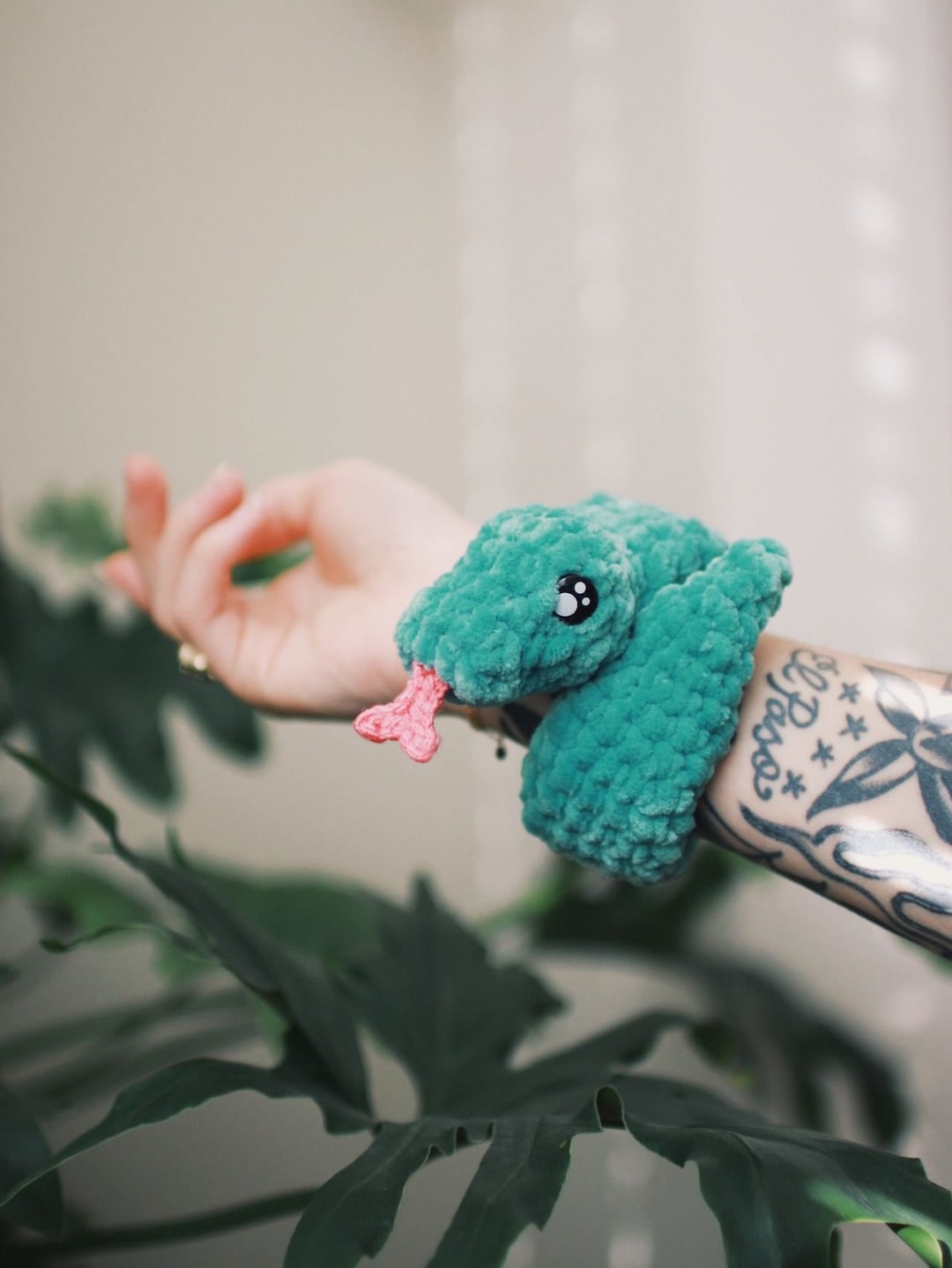 Slap Bracelet Snake Crochet PDF Pattern | Amigurumi Snake | Market Make ...