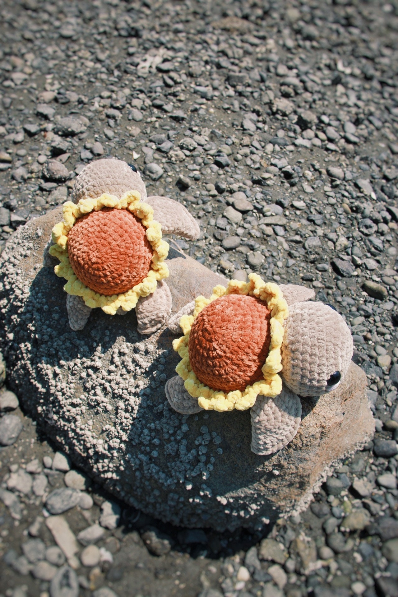Jumbo Crochet Sunflower Sea Turtle - Etsy