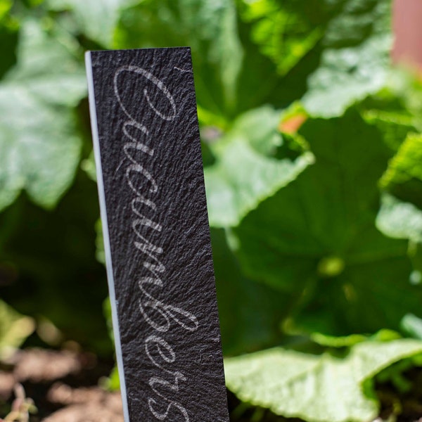 Slate Garden Markers - Etsy