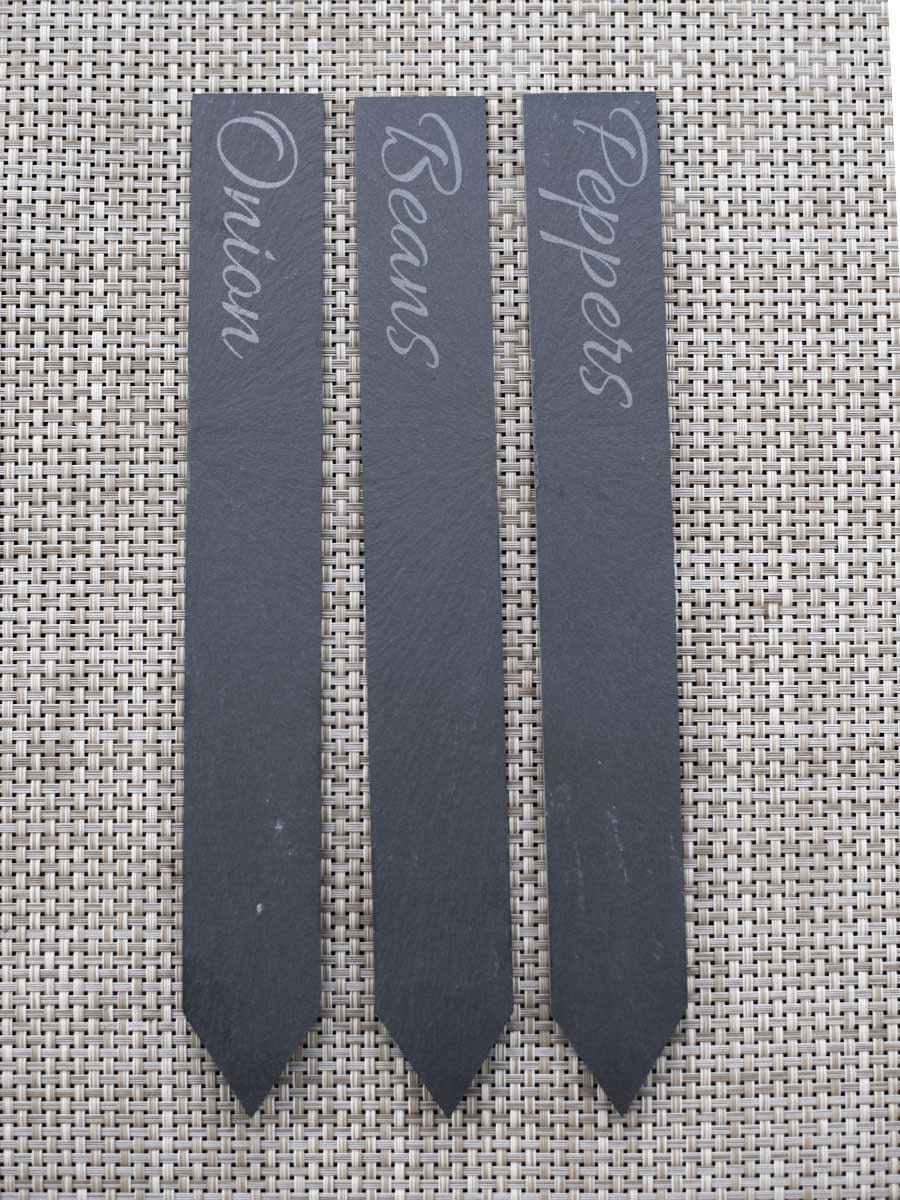 Large Natural Slate Marker for Indoor/outdoor Gardens Personalized ...