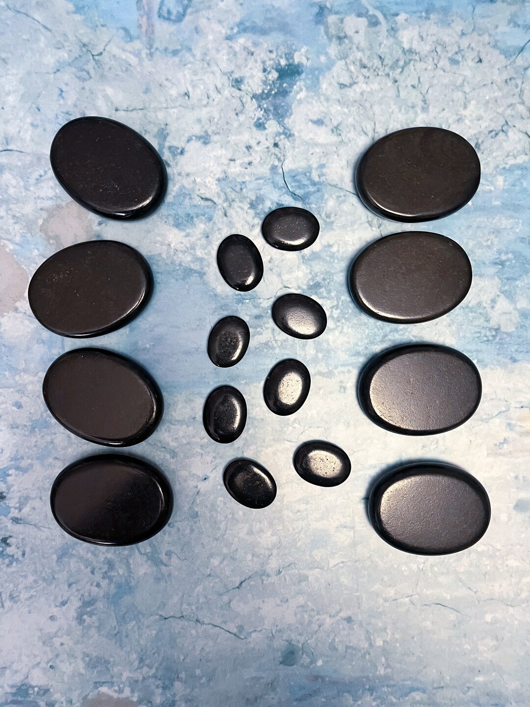 Premium Natural Basalt Massage Stones Set - Spa and Massage Therapy ...