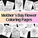 Mothers Day Coloring Pages 20 Printable PDF Flower Coloring Pages ...
