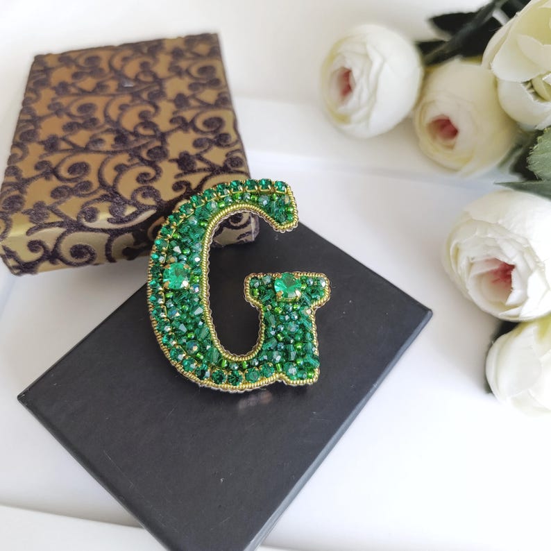 Letter G Brooch Tutorial, Beginner Letter Tutorial, Initial Tutorial ...