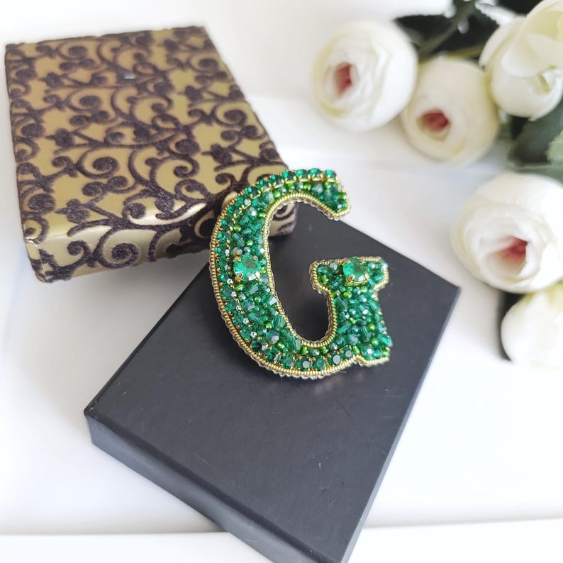 Letter G Brooch Tutorial, Beginner Letter Tutorial, Initial Tutorial ...