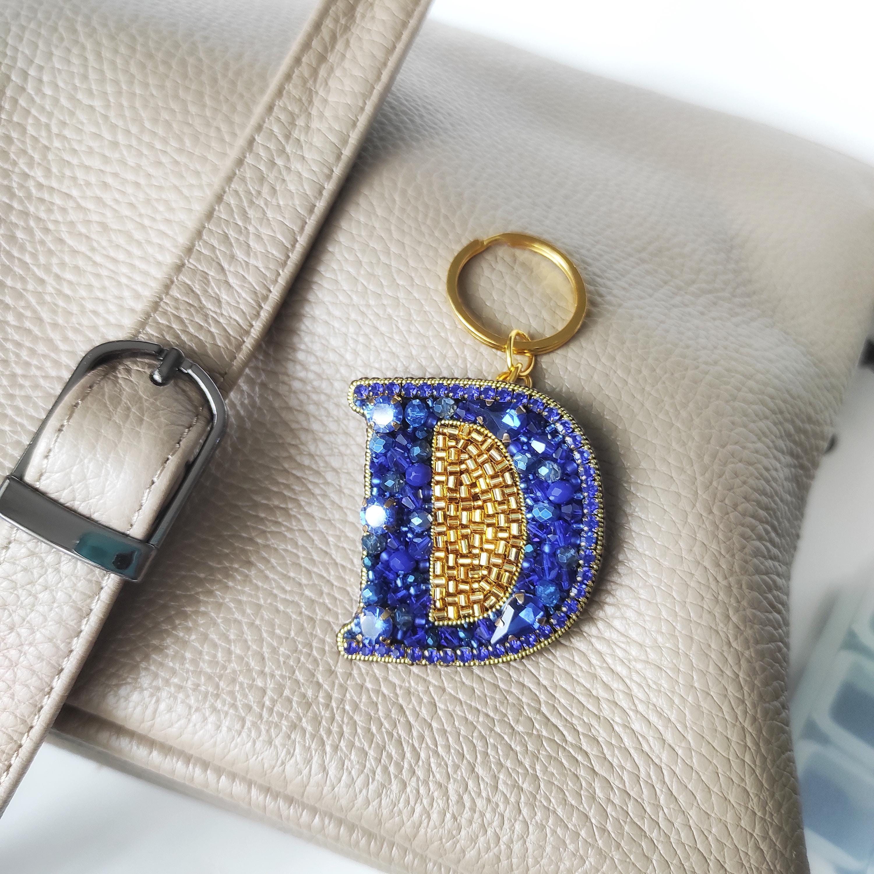 Letter E Keychain, Alphabet Keychain, Keychain Decor Gift, Custom Bag ...