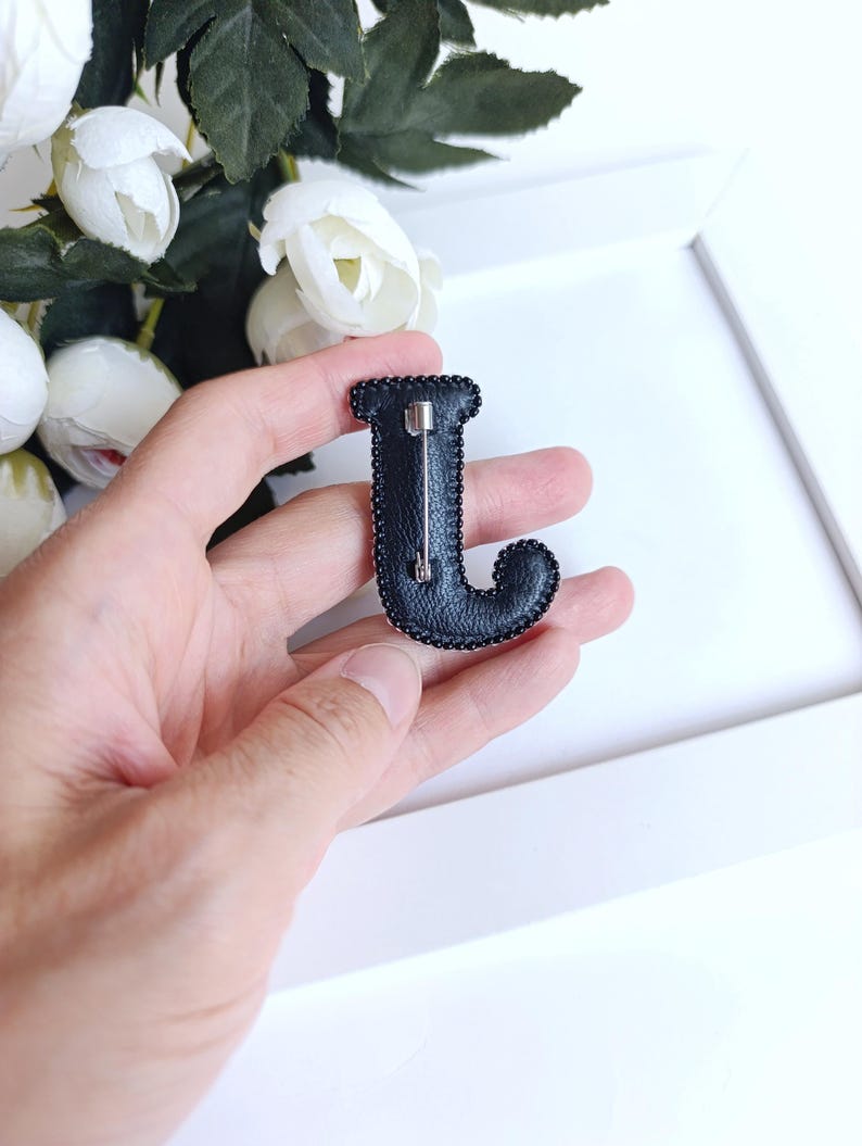 Seed Bead Letter J Tutorial, PDF Video Tutorial, Name Brooch Pattern ...