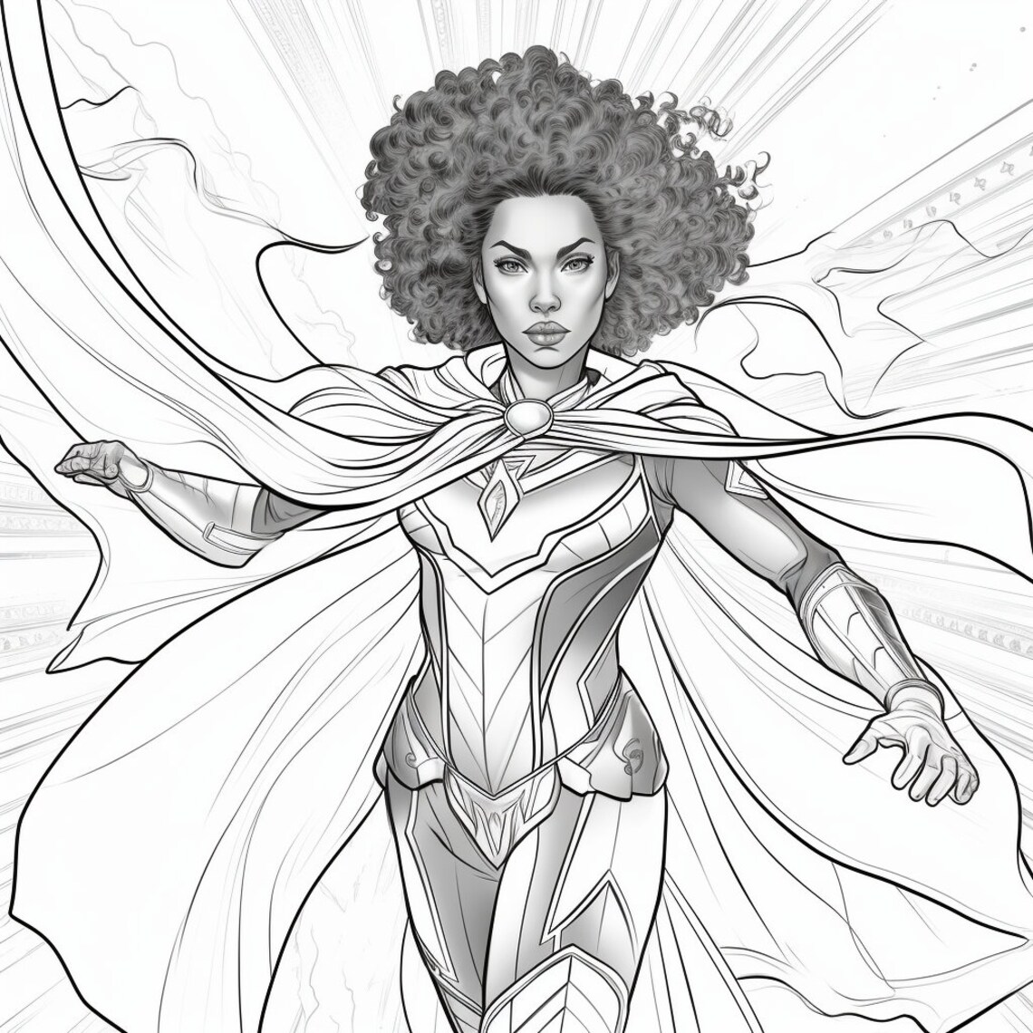 The Shero Coloring Page - Etsy