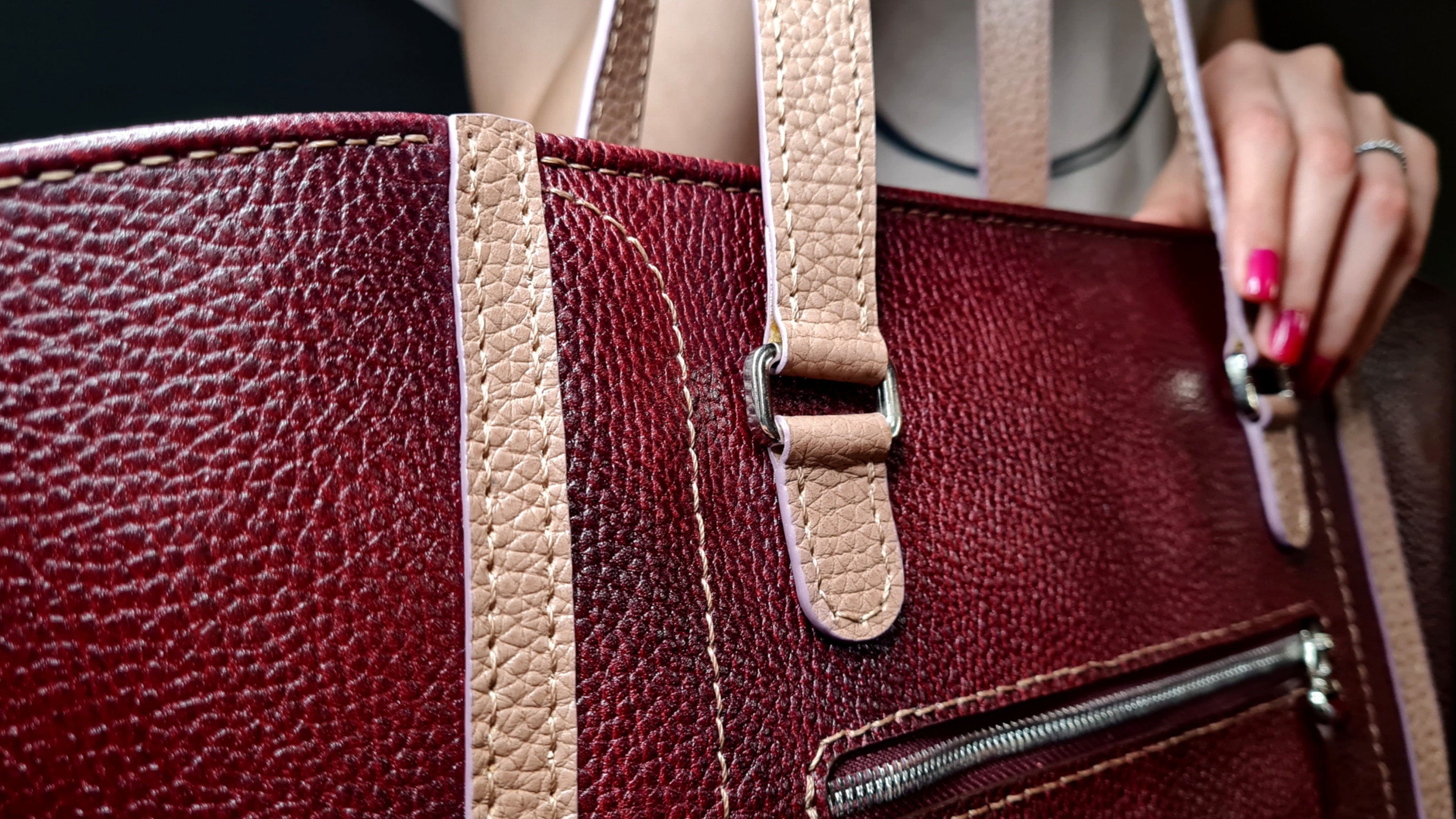 PDF Pattern _ Leather Handbag Pattern _ Tutorial Video _ Tote Bag Pattern _ DIY _ Leather Tote ...