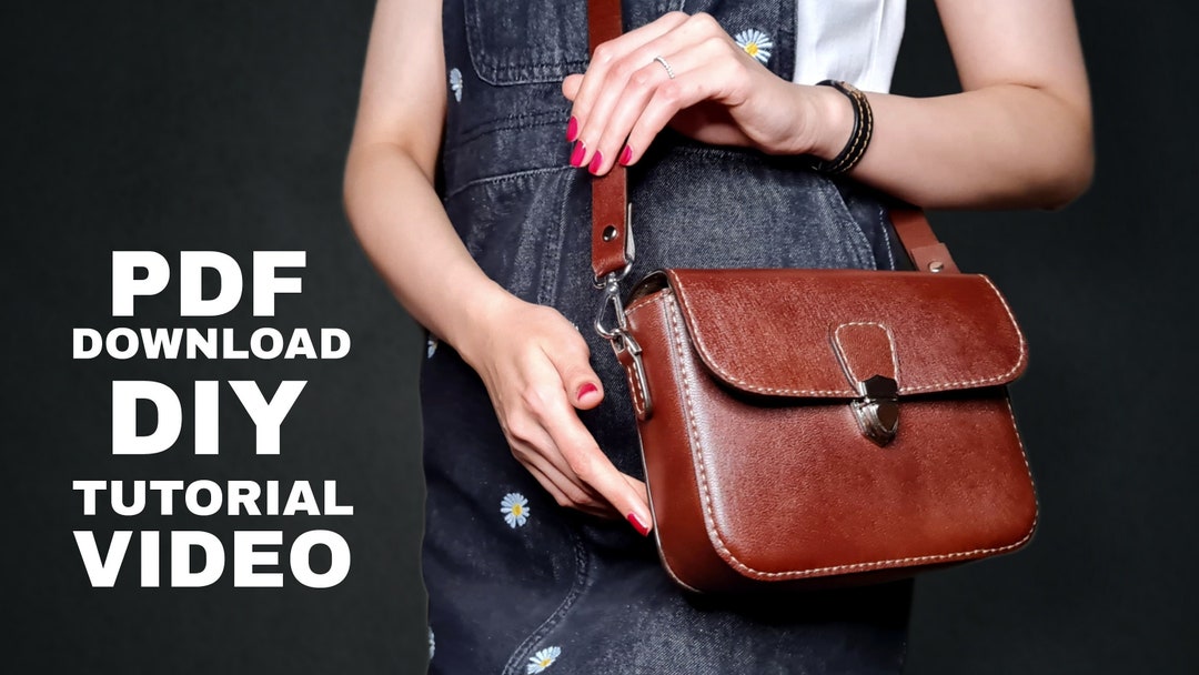 PDF Pattern _leather Shoulder Bag Pattern _ PDF Download _ Crossbody ...