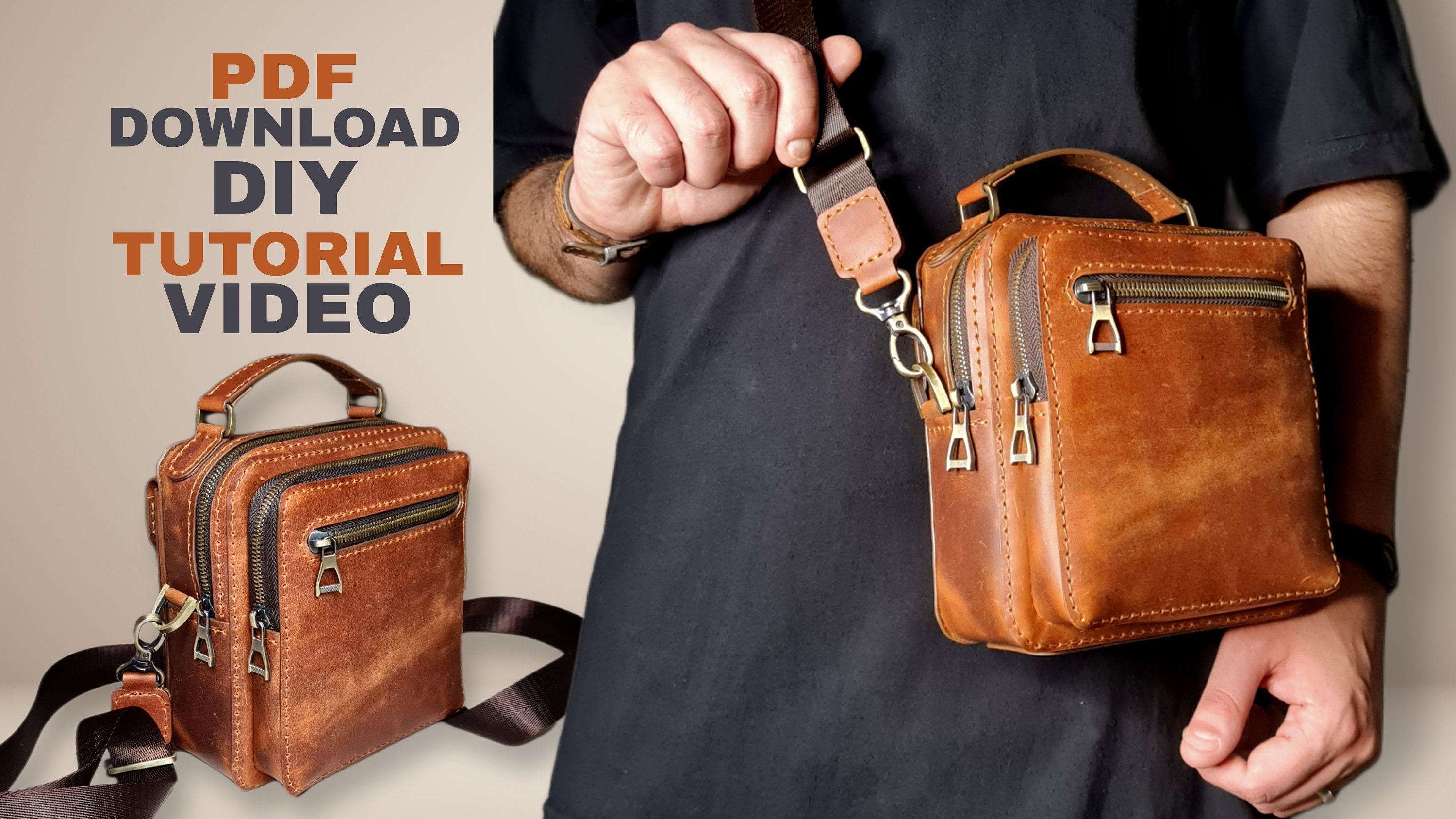 PDF Pattern _ Leather Crossbody Bag Pattern _ Digital Pattern - Etsy UK