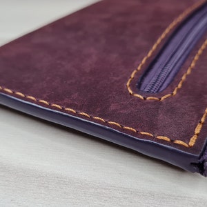 Leather Slim Wallet Pattern _ PDF Pattern _ Long Wallet Pattern ...