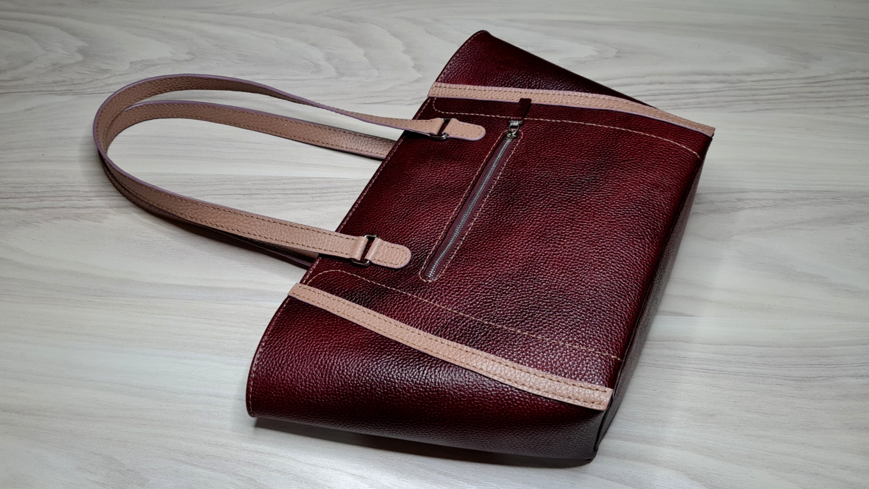 PDF Pattern _ Leather Handbag Pattern _ Tutorial Video _ Tote - Etsy UK