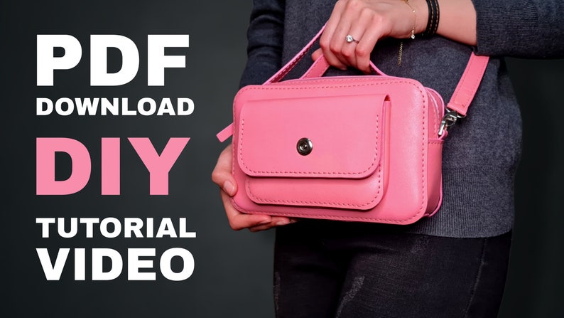 PDF Pattern _ Leather Bag Pattern _ PDF Download _ Leather - Etsy