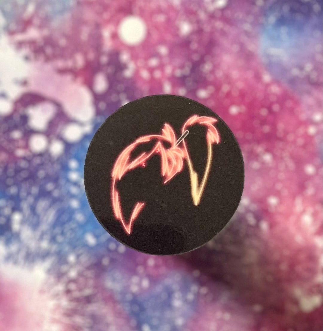 Neon Cherri Bomb Vinyl Sticker - Etsy