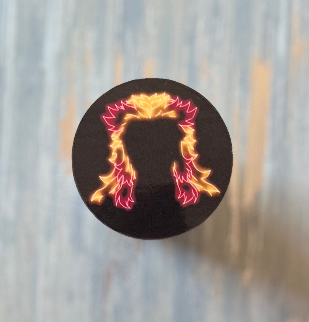 Neon Rengoku Vinyl Sticker - Etsy