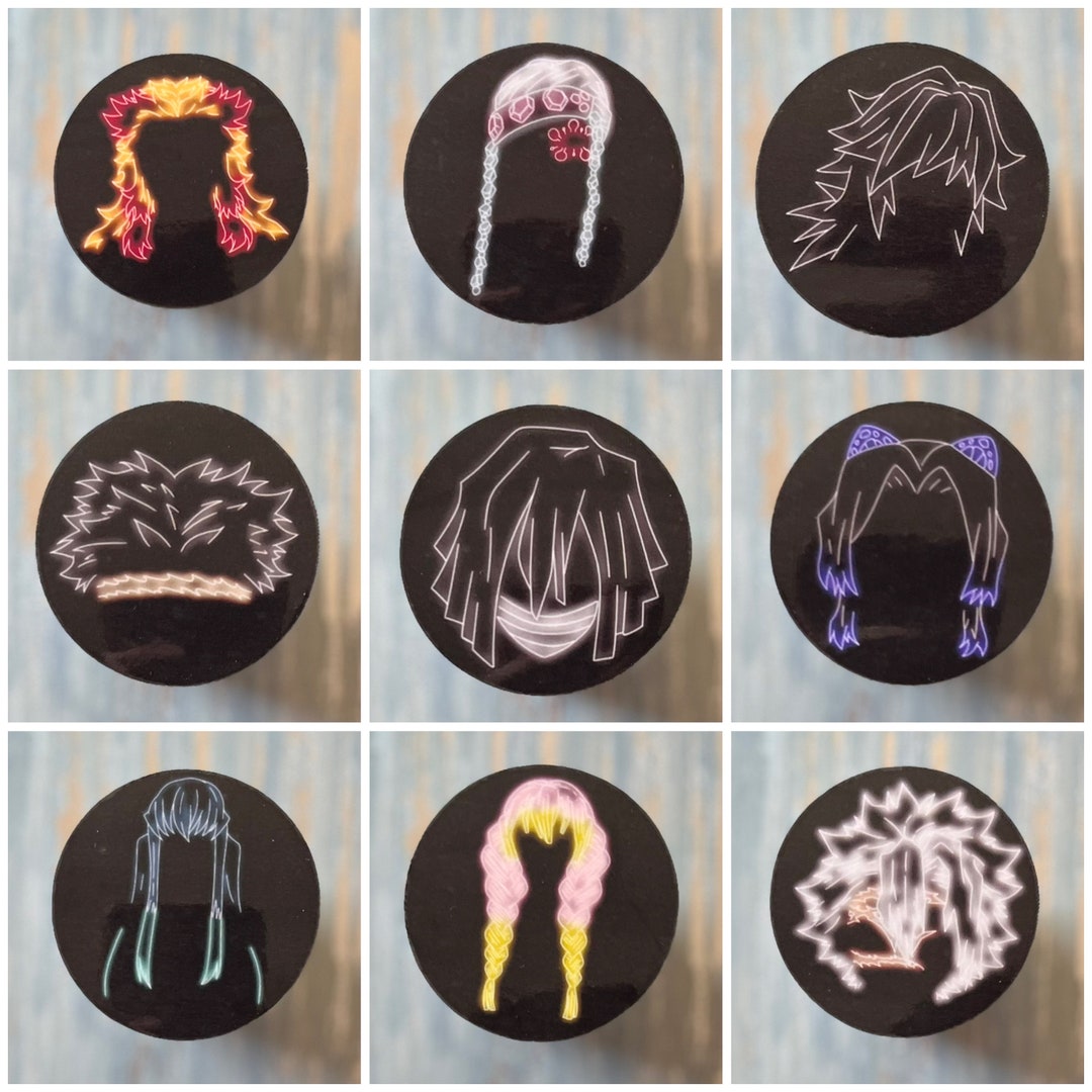 Demon Slayer Hashira Sticker Pack - Etsy