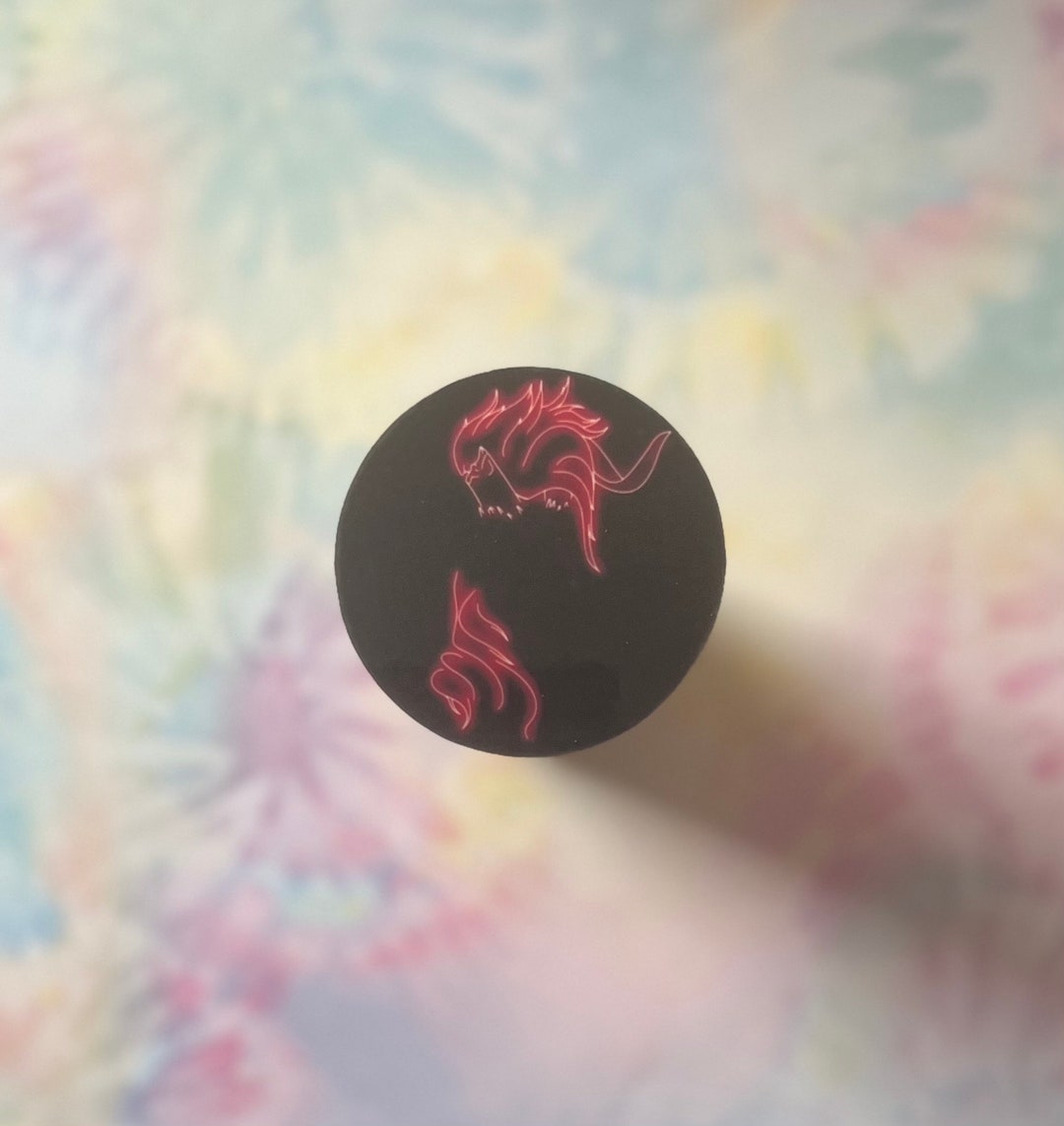 Neon Karlach Vinyl Sticker - Etsy