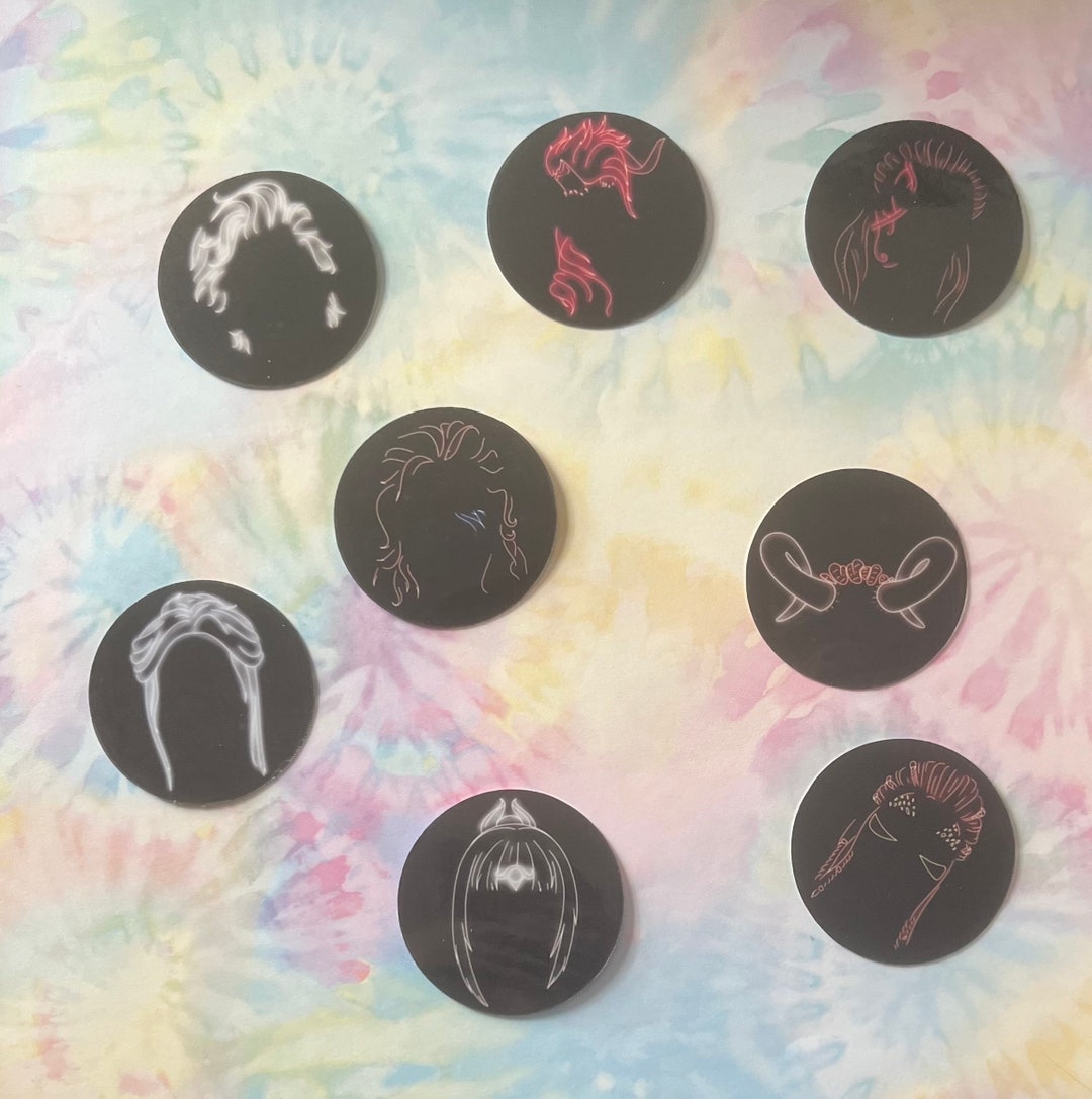 BG3 Neon Character 8 Pack - Etsy