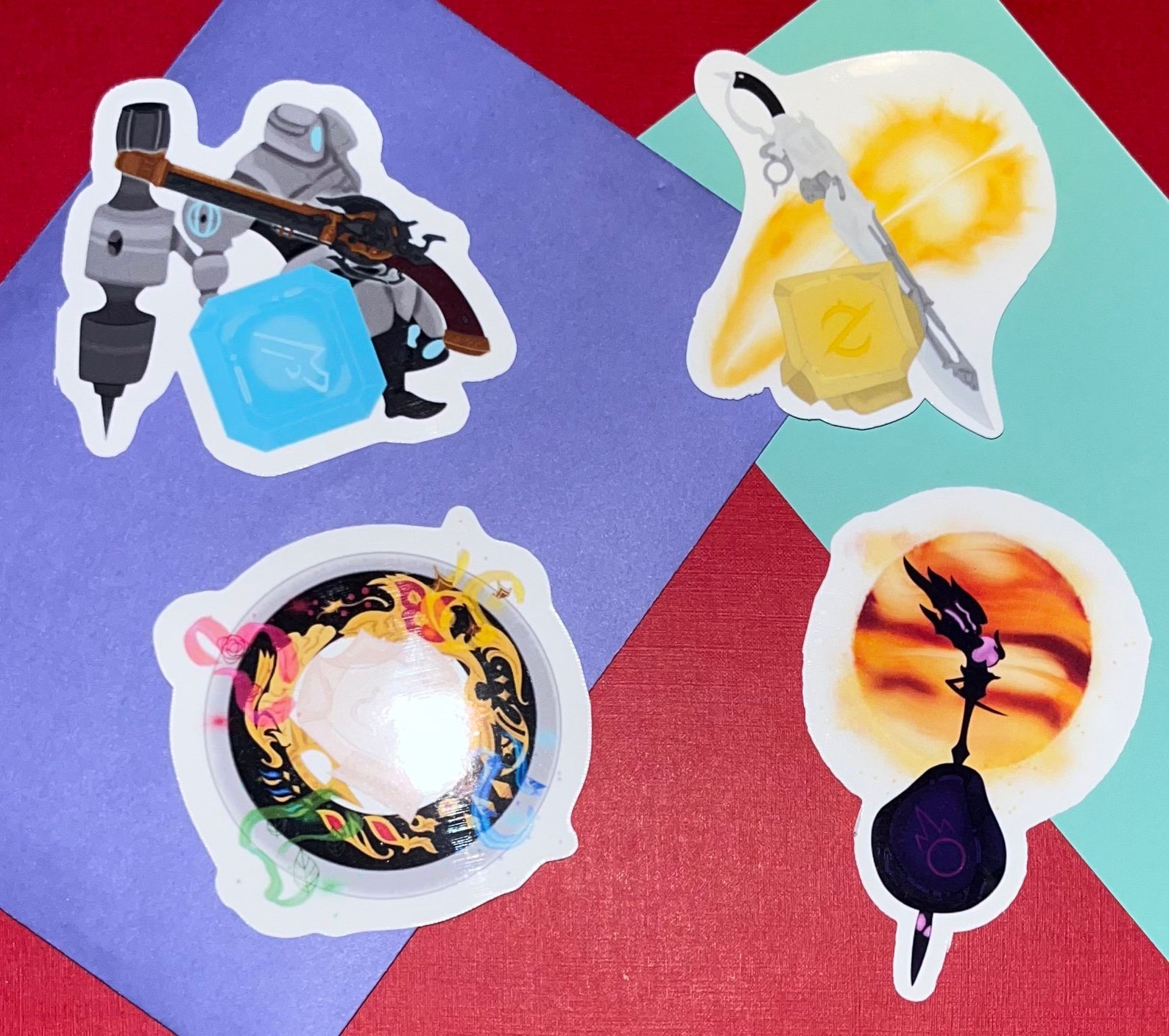 FFXIV Light Party Soul Crystal Laminate Vinyl Sticker Set - Etsy