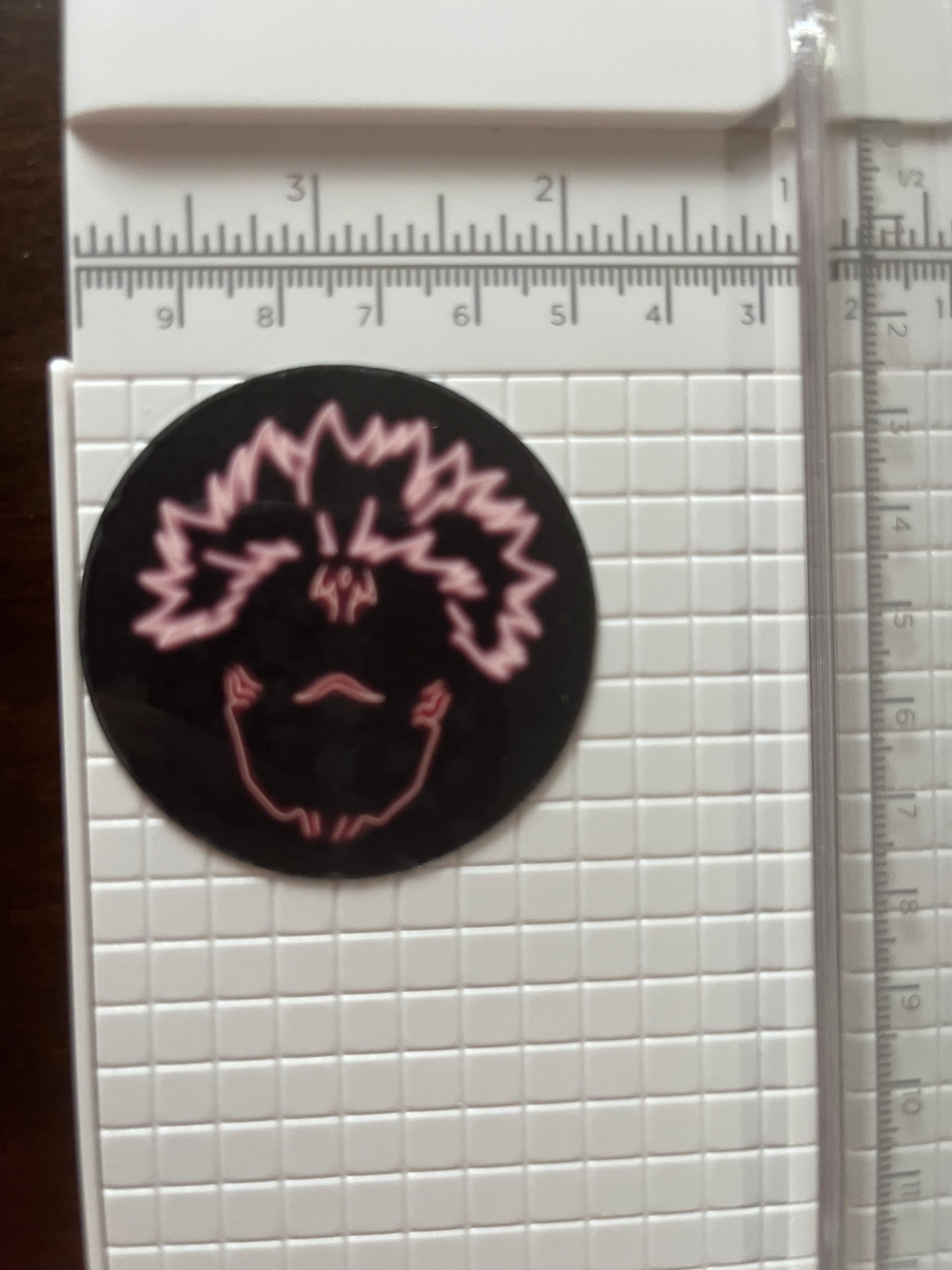 Neon Sukuna Vinyl Sticker - Etsy