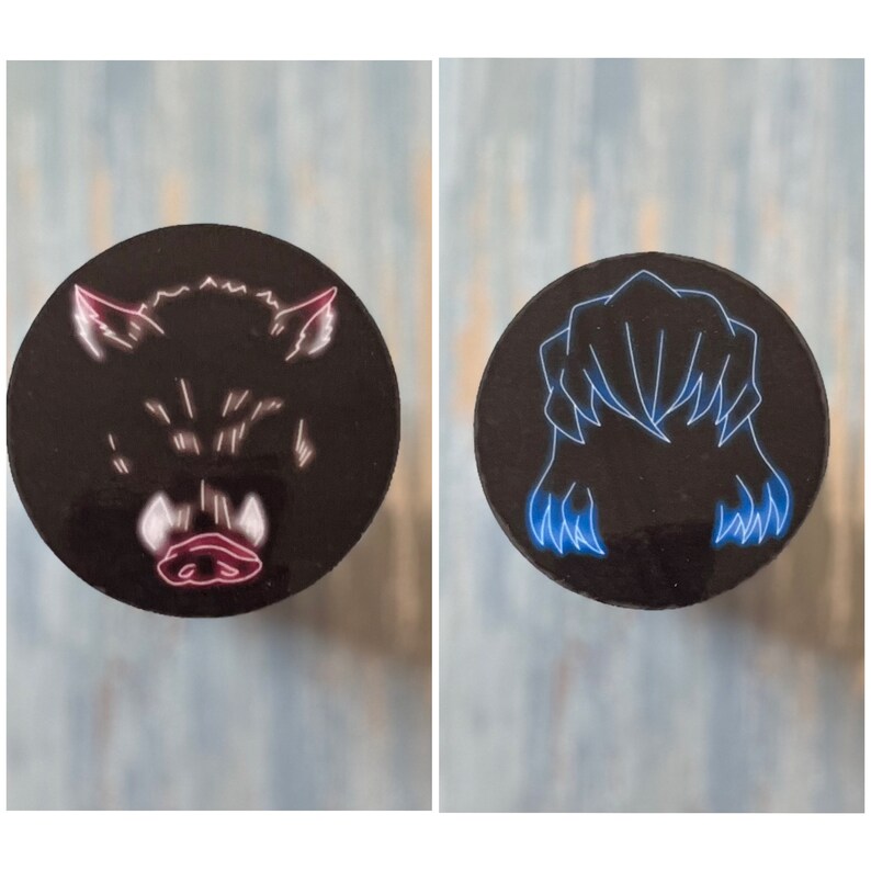 Neon Inosuke Vinyl Sticker - Etsy