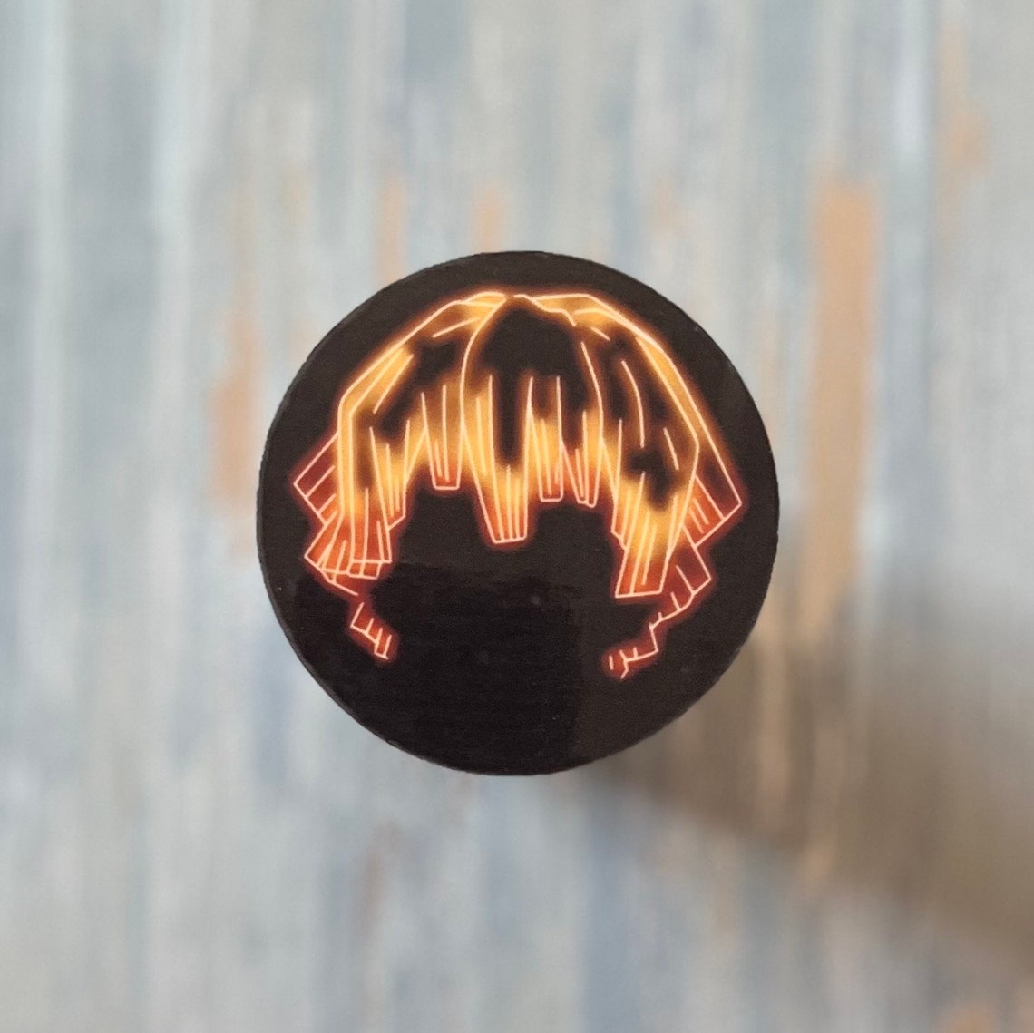 Neon Zenitsu Vinyl Sticker - Etsy