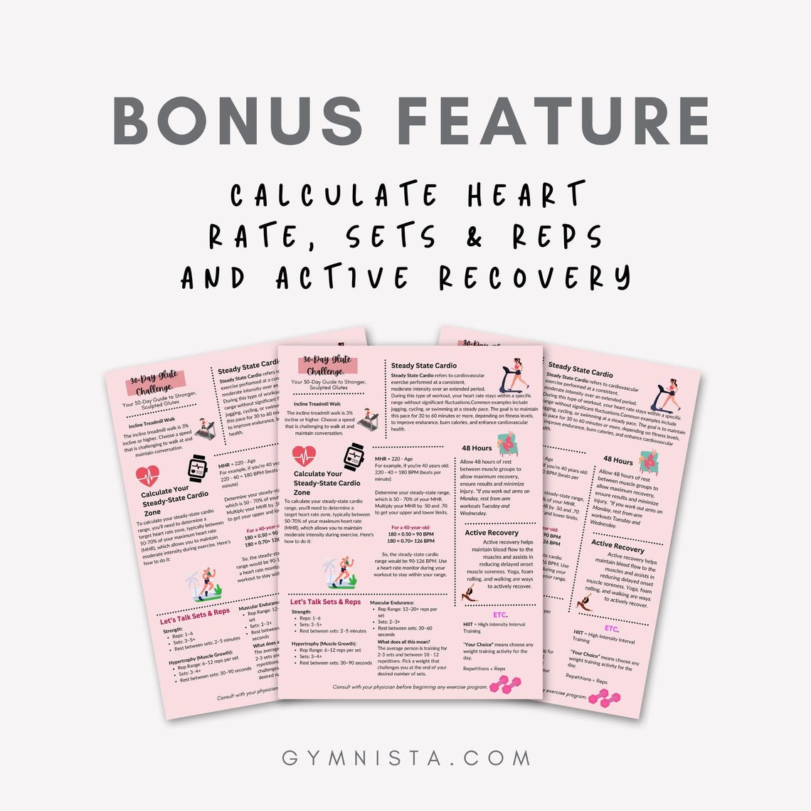 30-day Glute Challenge Plan | At-home Workout for Stronger, Toned ...