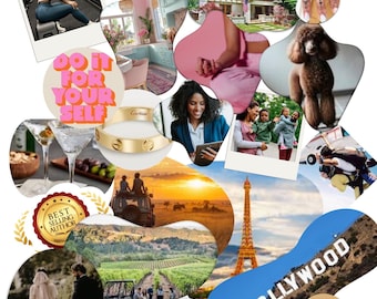 2025 Vision Board Printable - Etsy