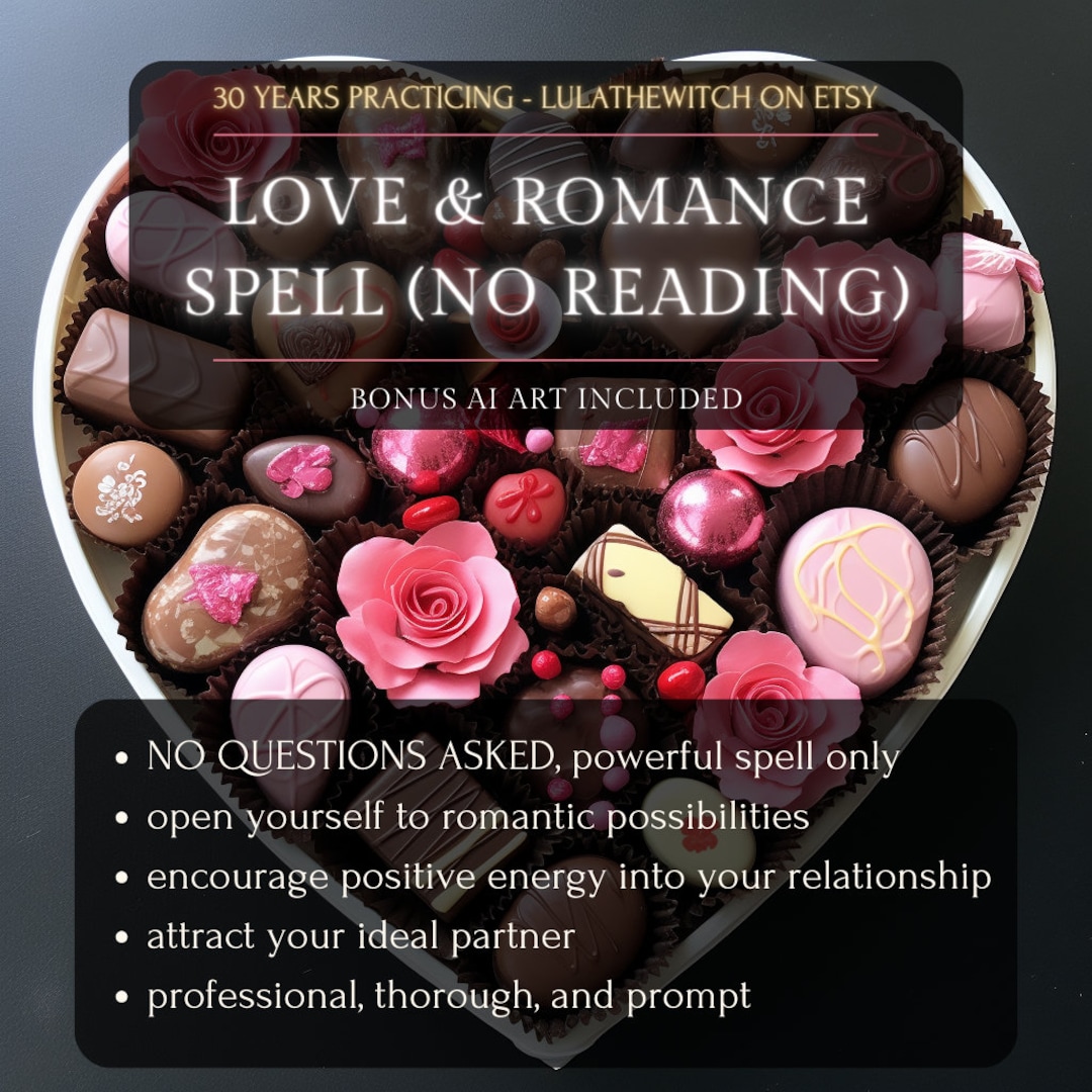 Love & Romance Spell, NO READING, Love Spell, Romance Magic, Attraction ...