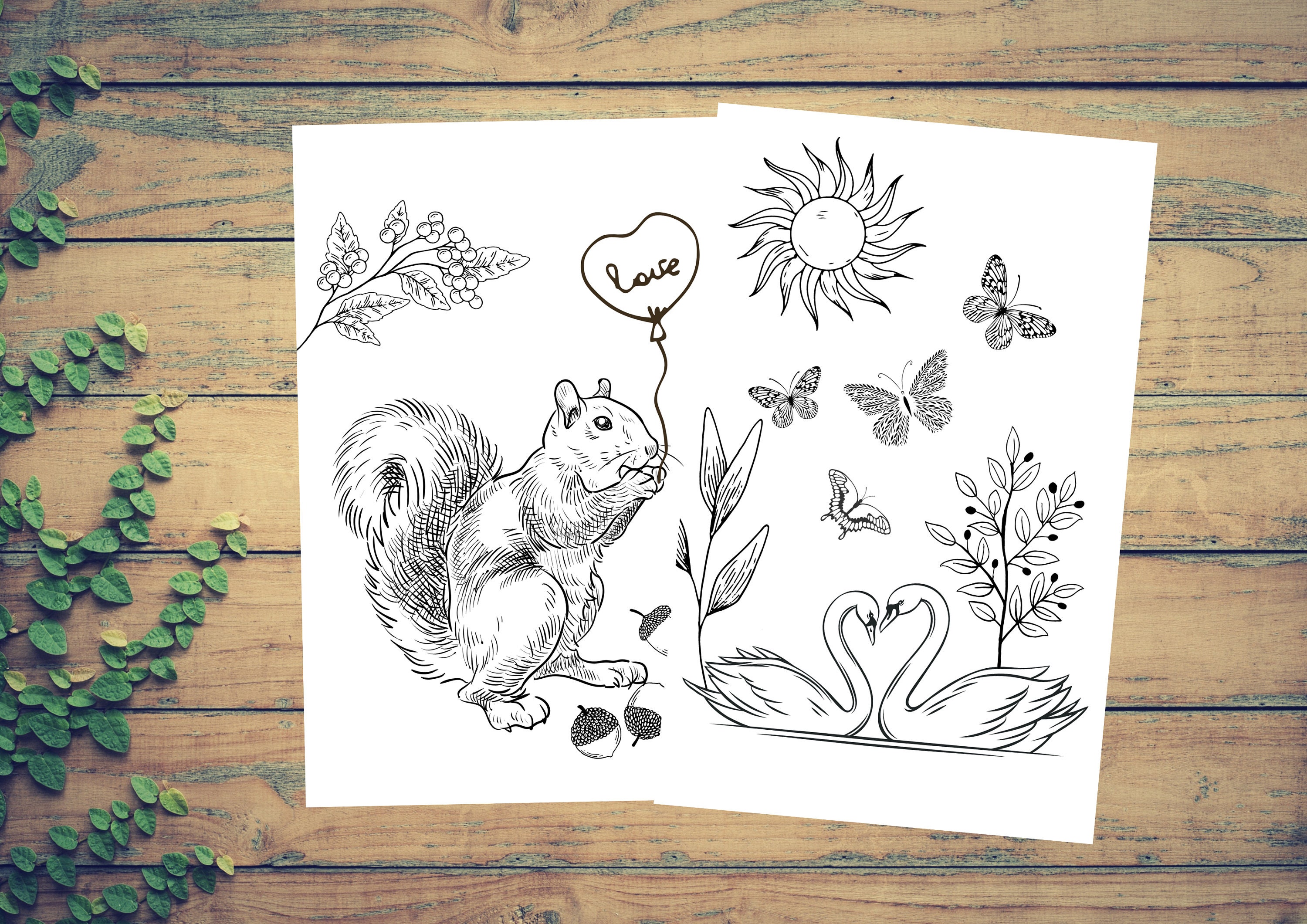 Coloring Page Printable PDF - Etsy