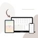 2025 Calm and Clear Planner Minimalist Pastel Daily Organizer for Work ...