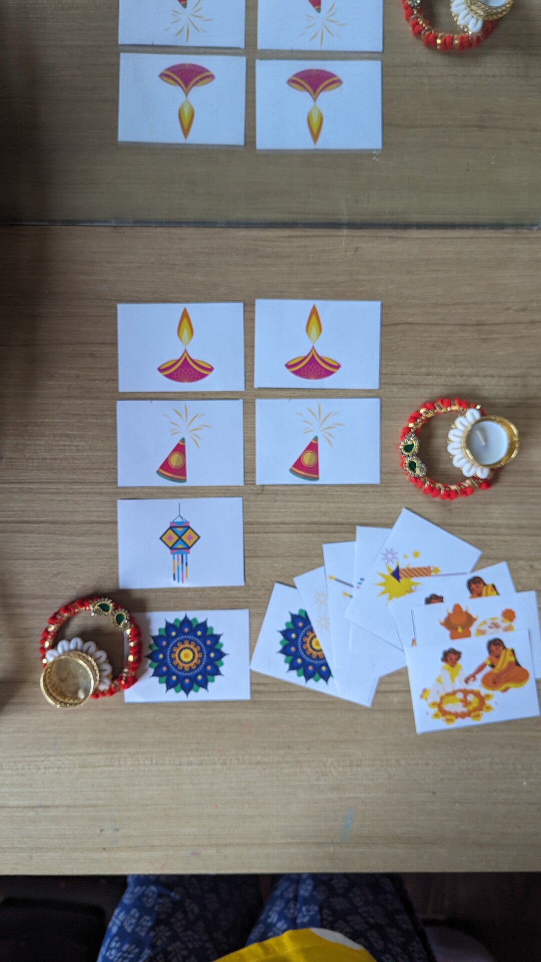 Diwali Matching Cards - Etsy