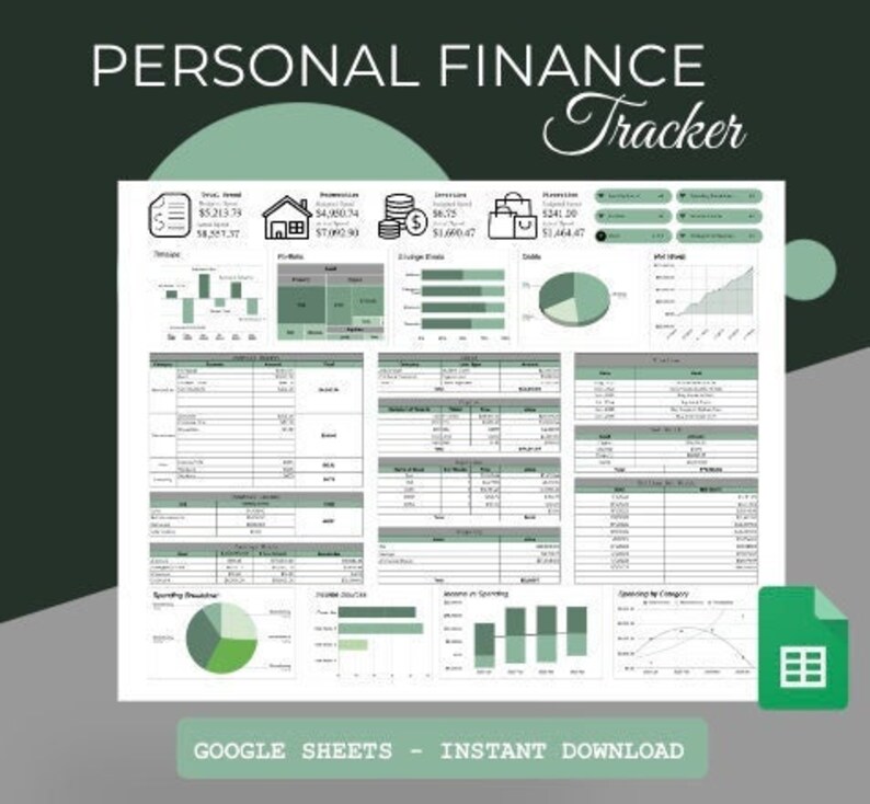 Ultimate Monthly Budget Tracker for Excel, Budget Planner, Budget ...