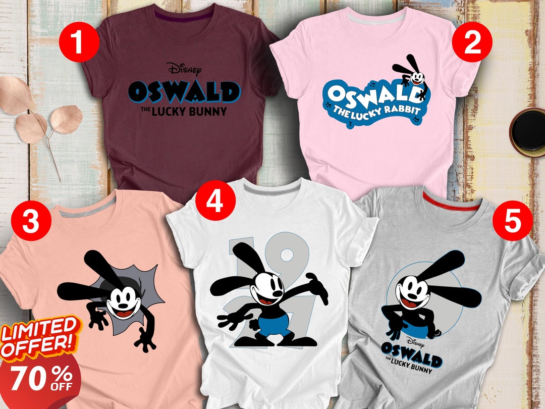 Oswald Shirt, Oswald the Lucky Rabbit Shirt, Oswald the Lucky Bunny ...