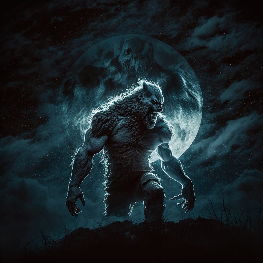 Fierce Werewolf Digital Download - Etsy