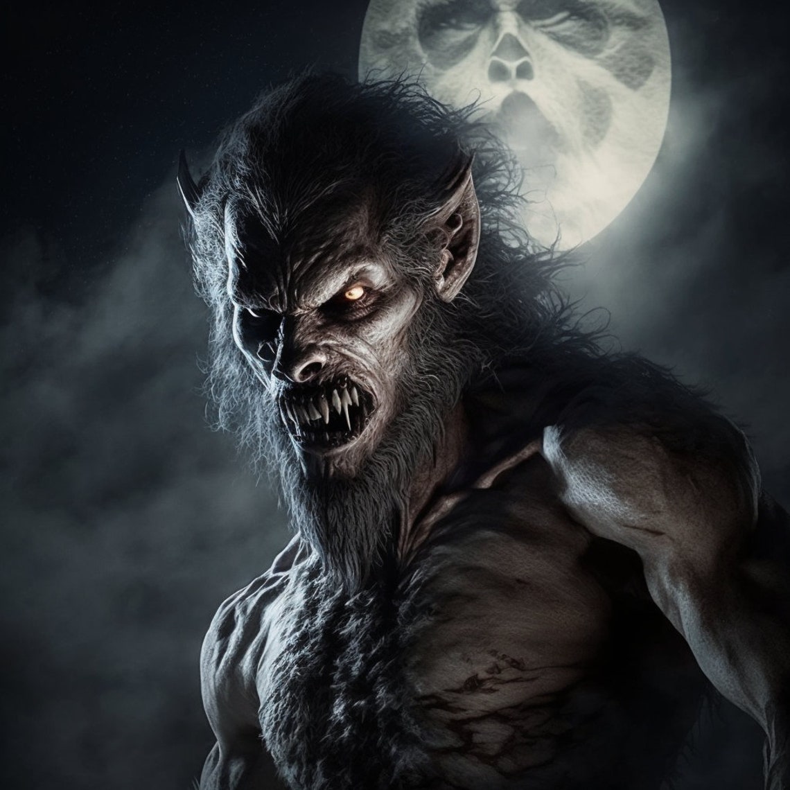Fierce Werewolf Digital Download - Etsy