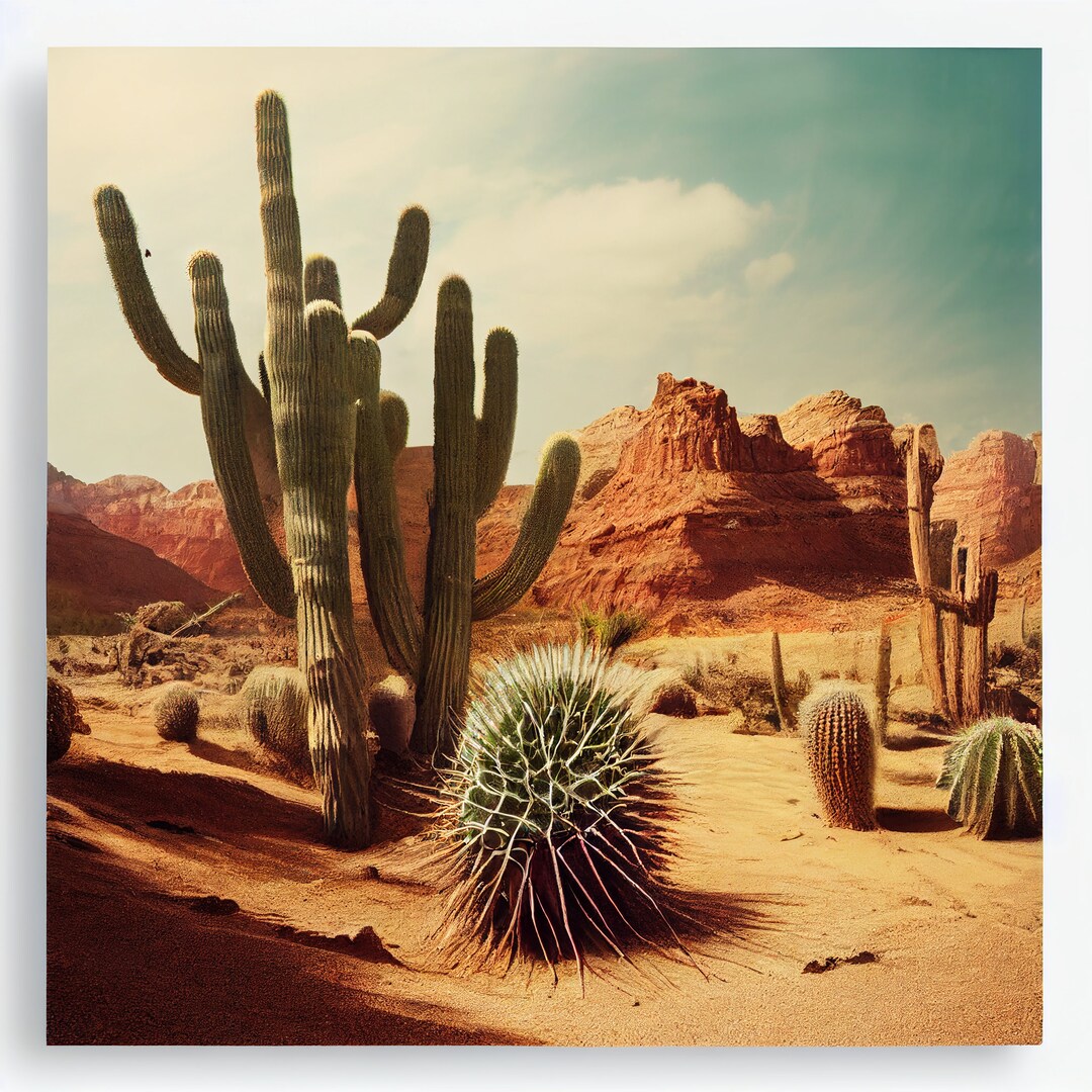 Stunning Ai-generated Digital Download of a Desert Landscape, Digital ...