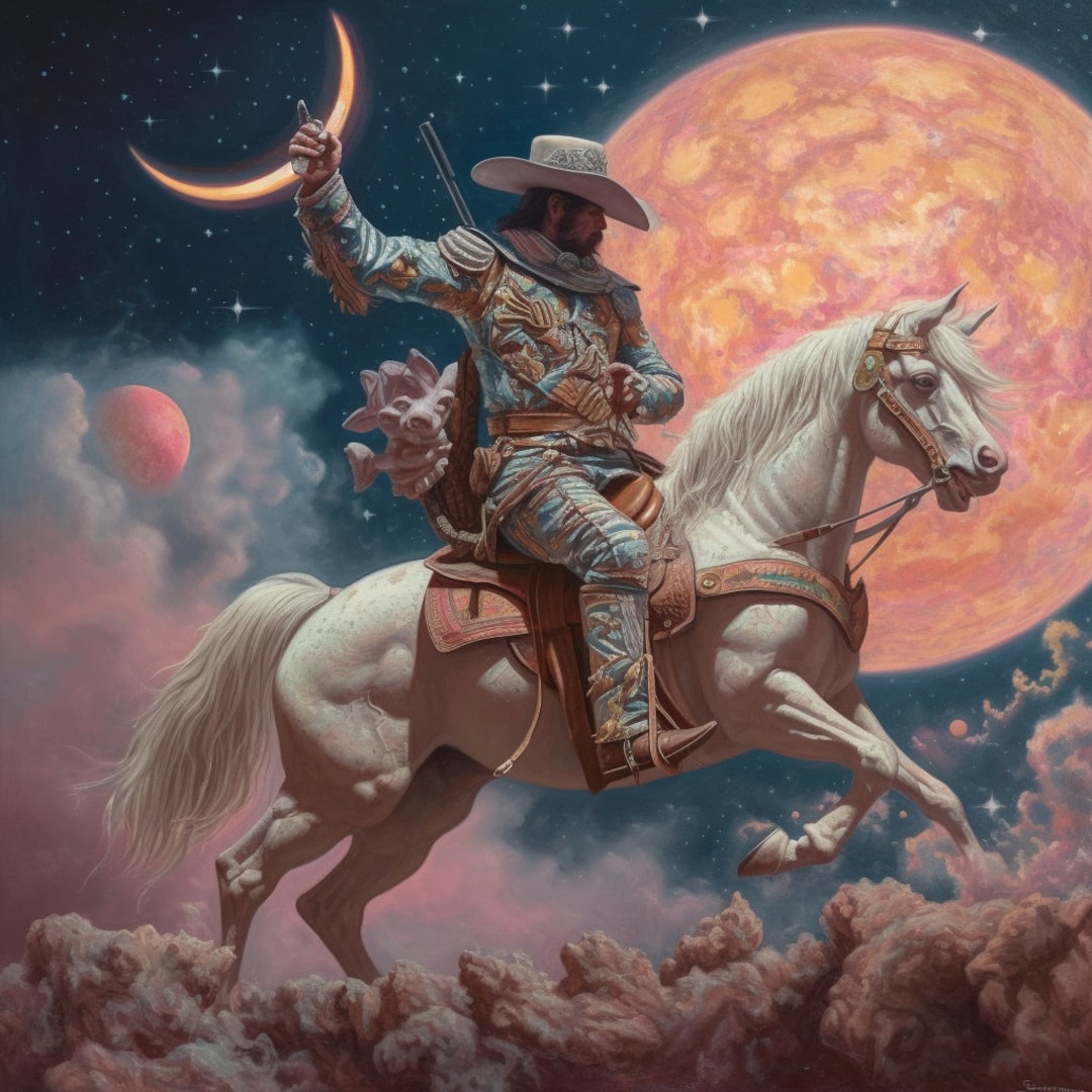 Fearless Space Cowboy Digital Download - Etsy