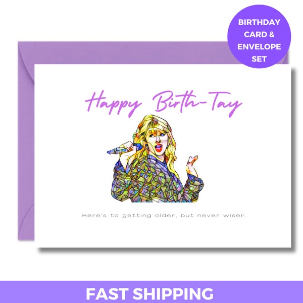 Taylorswift Birthday Cards - Etsy