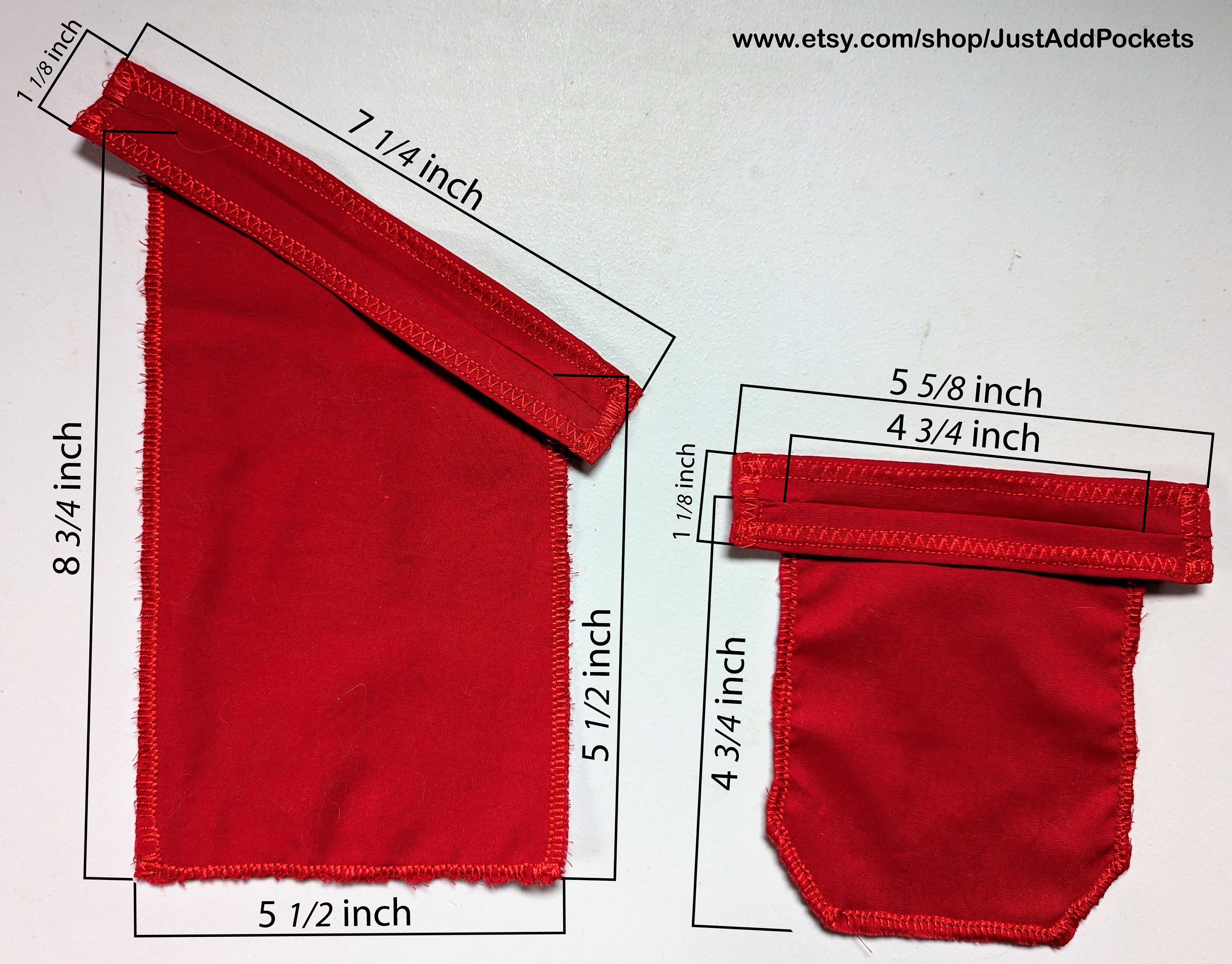 Permanent No-sew Add-on Side Pocket - Etsy