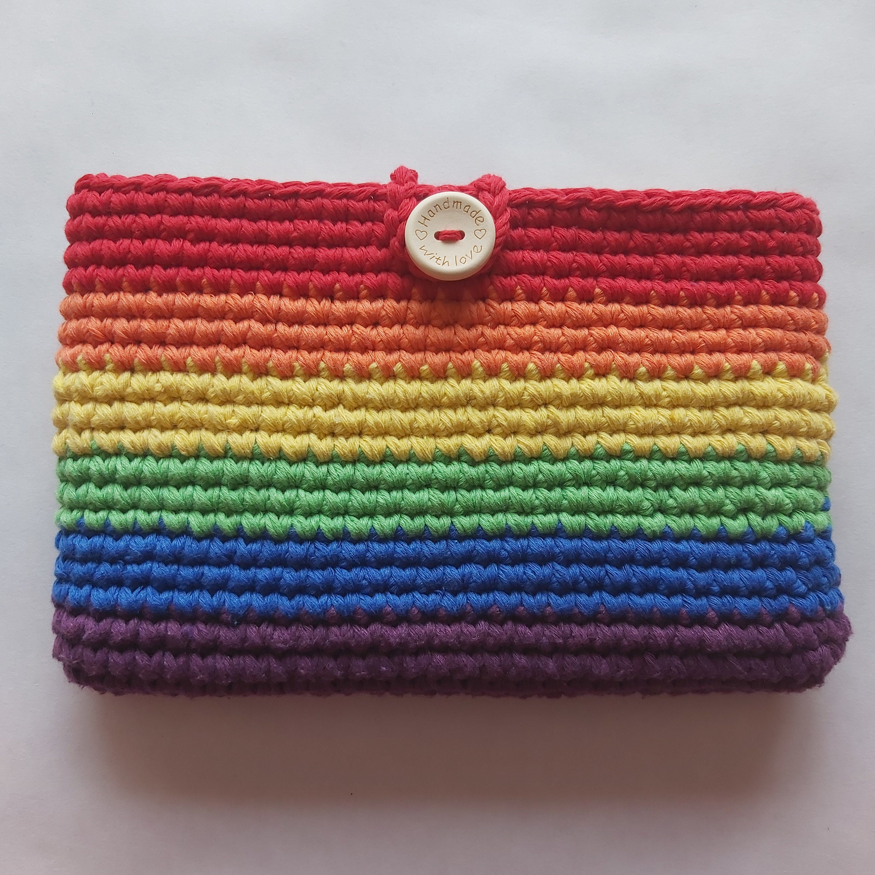 PRIDE Crochet Book Sleeve, LGBTQ Book Lovers, Trans Flag, Bisexual Flag ...