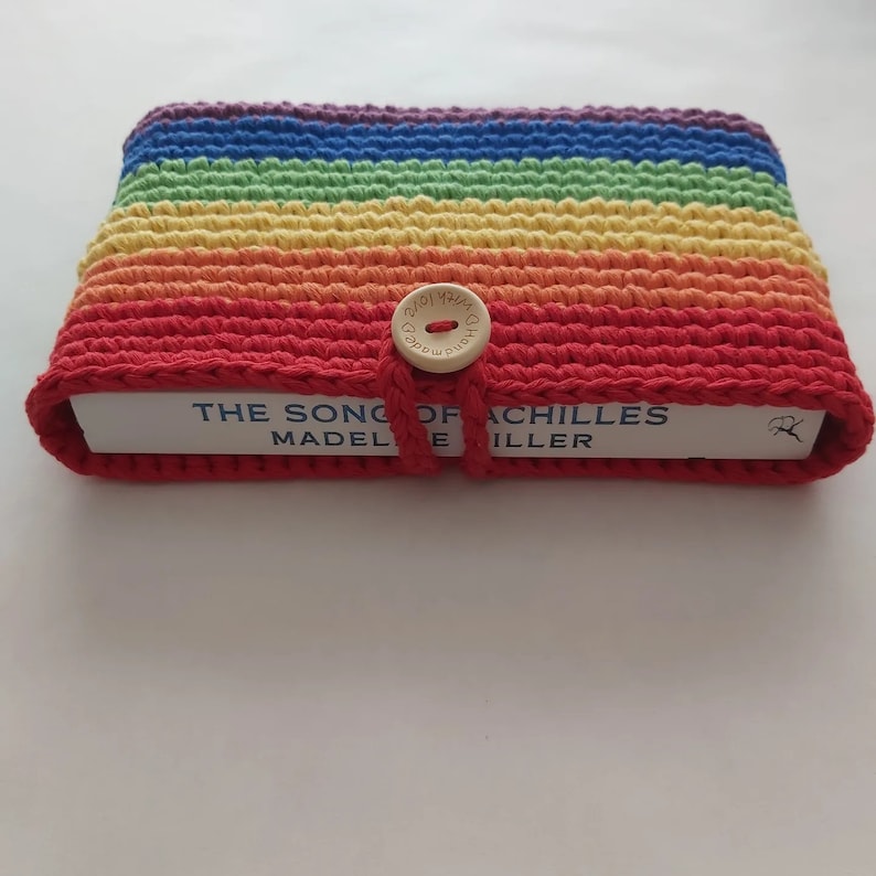 PRIDE Crochet Book Sleeve, LGBTQ Book Lovers, Trans Flag, Bisexual Flag ...